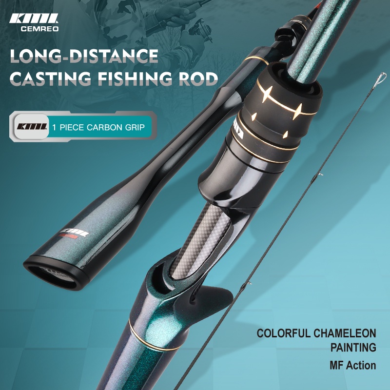 CEMREO High Carbon Lure Fishing Rod Spinning Casting Fishing Rod 1.8m/2 ...