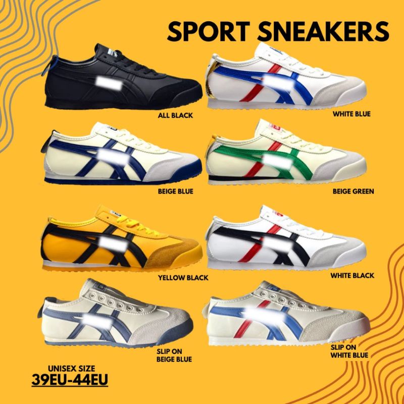 ASC SPORT SNEAKERS TIGER ONIT KANVAS SHOES RINGAN PAKAI HARIAN (PM CHAT ...