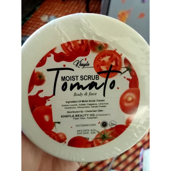 Scrub tomato 🍅 (ready stock)Ori | Shopee Malaysia
