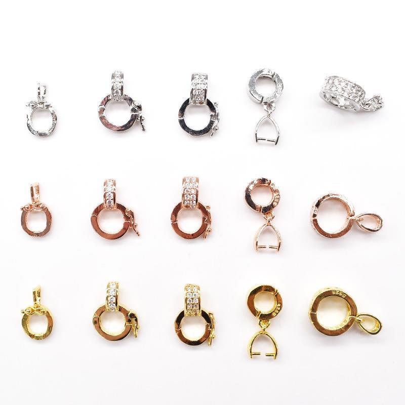 Double opening single opening pendant with universal buckle, leather ...