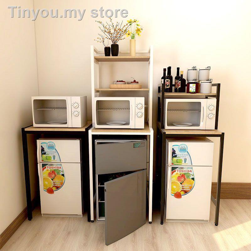Small refrigerator storage rack microwave oven floor-standing increased ...