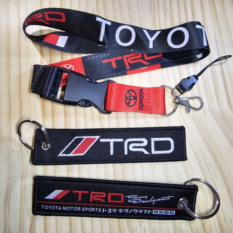Toyota TRD trd racing development Fabric Keychain and Polyester Nylon ...
