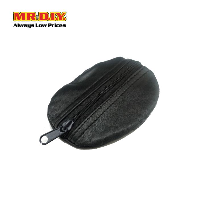 (MR.DIY) Round Leather Coin Purse (10 x 6 cm) | Shopee Malaysia