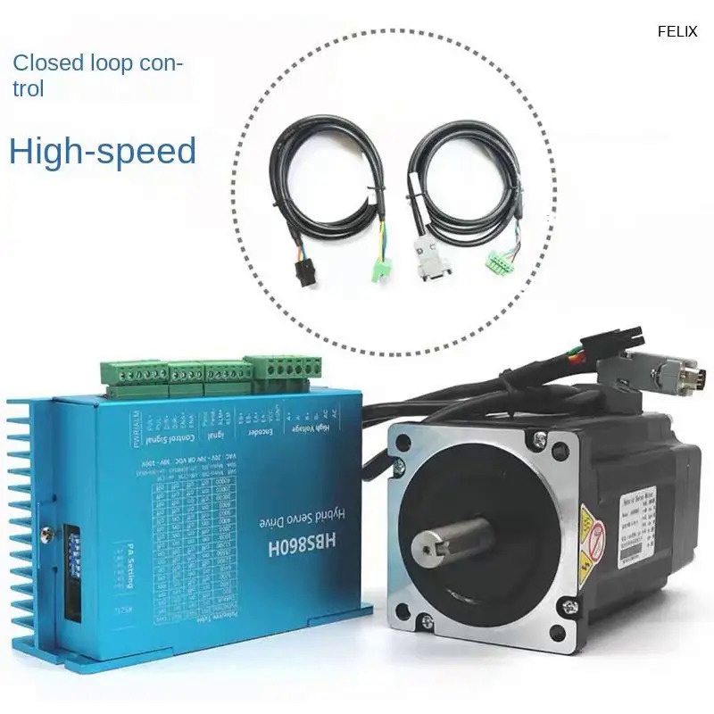 HBS860H High Precision Servo Motor Kit with Encoder, Closed Loop ...