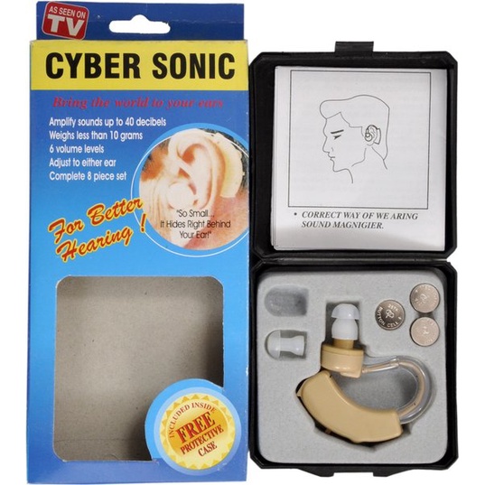 New Listing Alat Bantu Dengar Telinga Cyber Sonic Tipe Bte Behind The