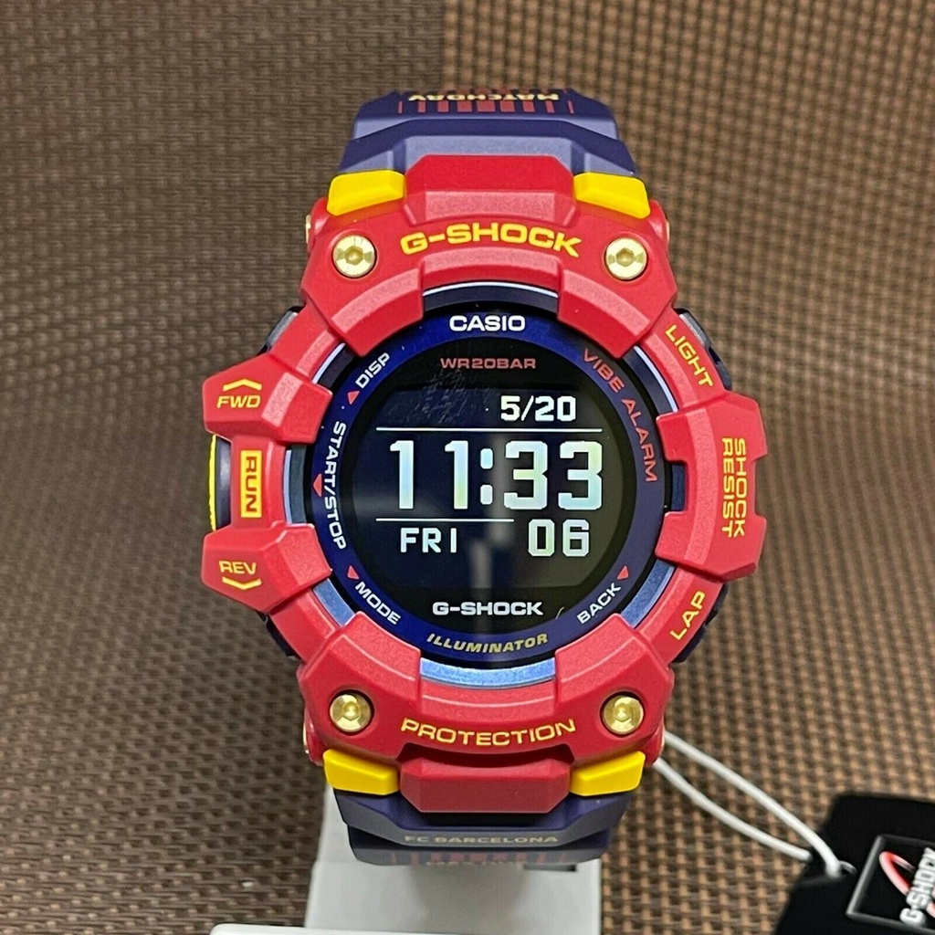 Casio G-Shock GBD-100BAR-4D G-Squad FC Barcelona Matchday Mobile ...