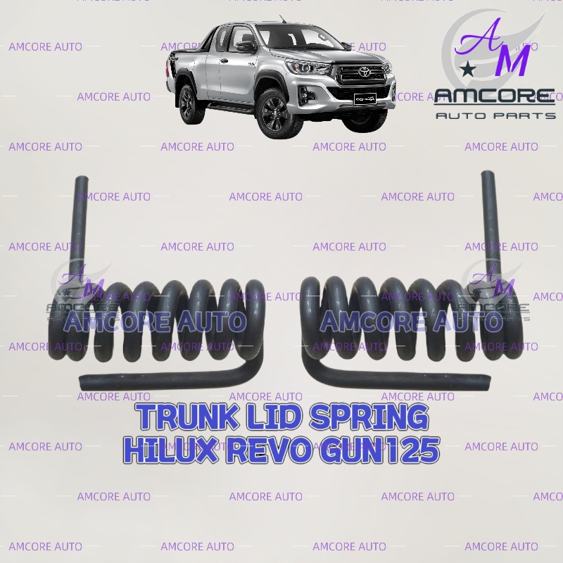 TOYOTA HILUX REVO GUN125 - TRUNK LID SPRING / BOOT SPRING / REAR BONNET ...