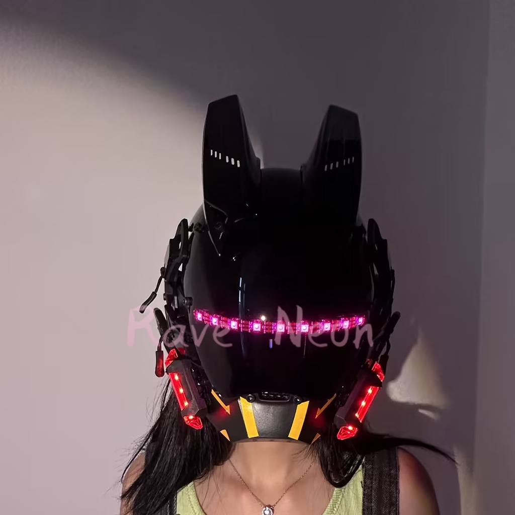 Cyberpunk Mask Cosplay Helmet Robocop Cyberpunk 2077 DJ Mask Safe Racer ...