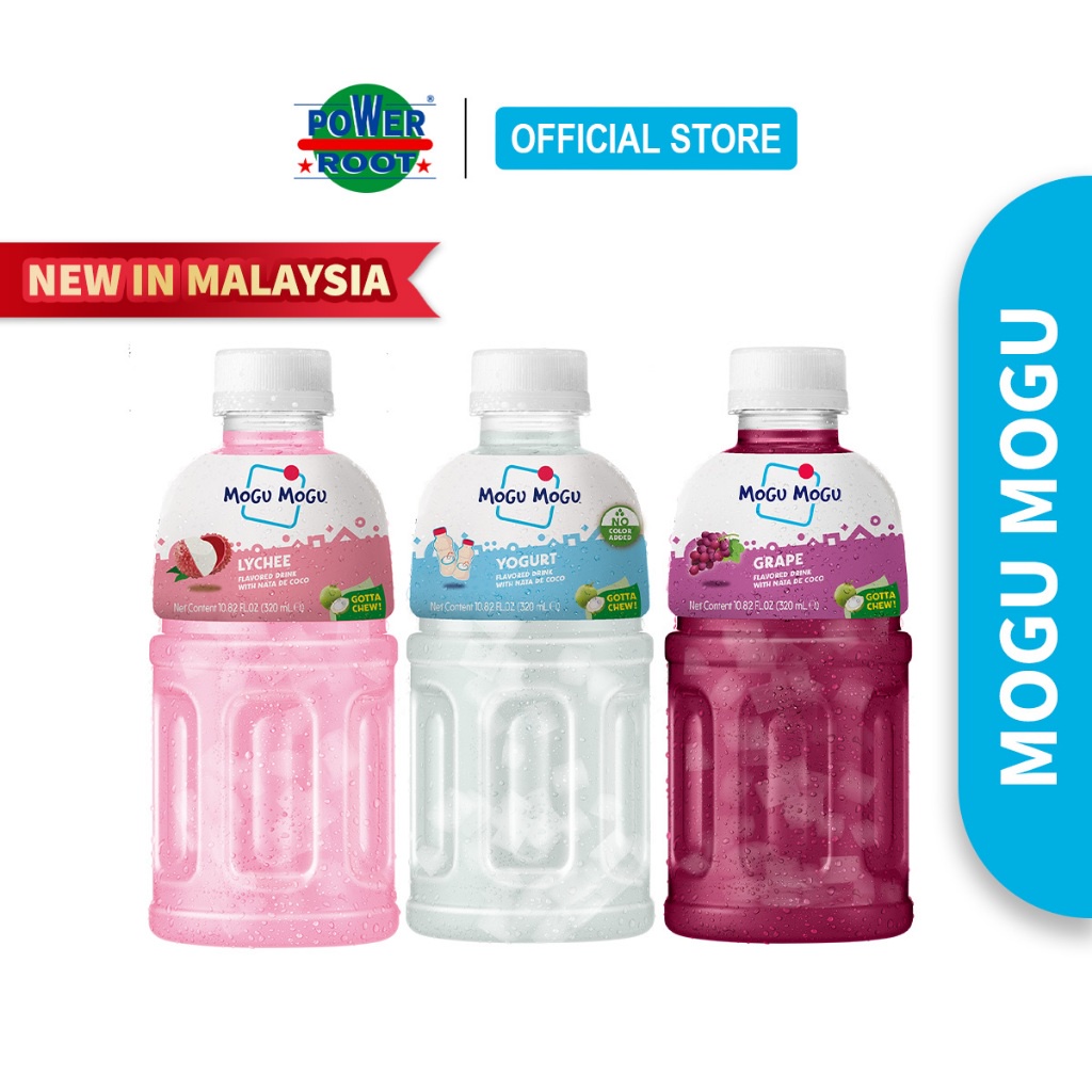 Mogu Mogu Flavoured Drink With Nata De Coco [Single] | Shopee Malaysia