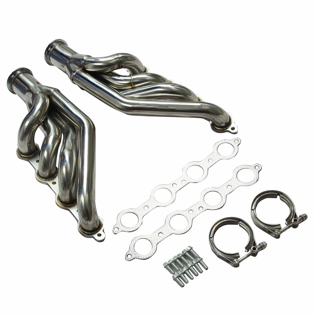 Stainless Steel Exhaust Manifold Header FOR EXHAUST HEADER97-14 CHEVY ...