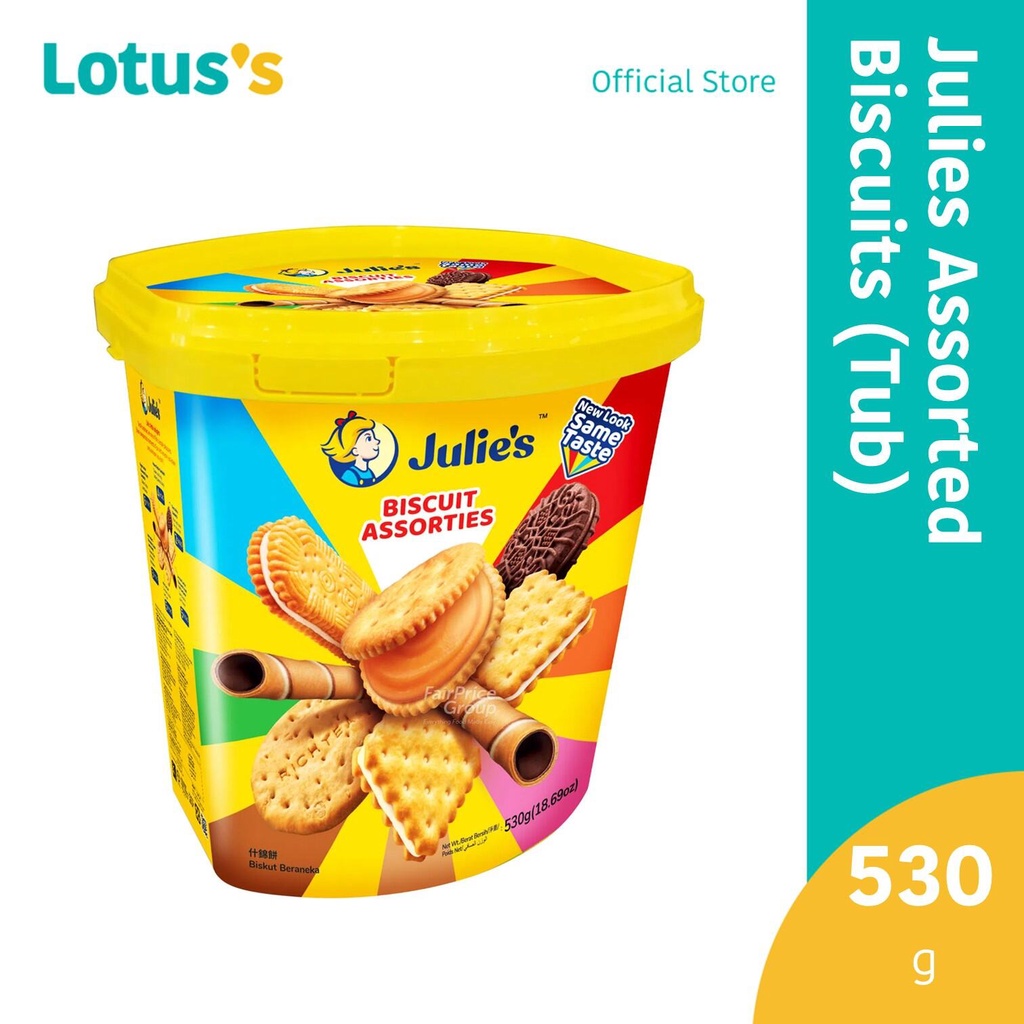 Julies Assorted Biscuits 530g (Tub) | Shopee Malaysia