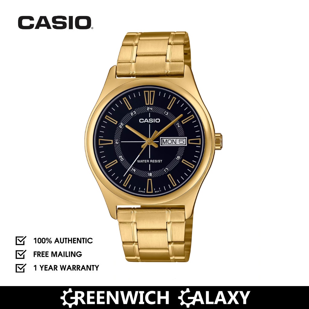 Casio Analog Fashion Gold Watch (MTP-V006G-1C) | Shopee Malaysia