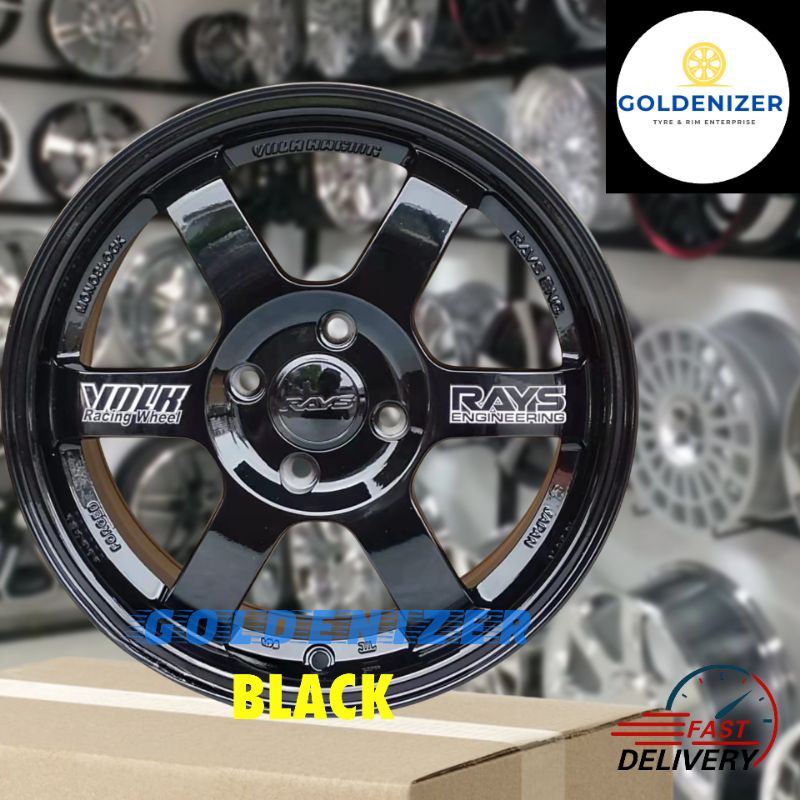 Rays sport rim 🛞kereta TE37 14inch 15 inch 16inch 17inch 14" 15" 16" 17 ...