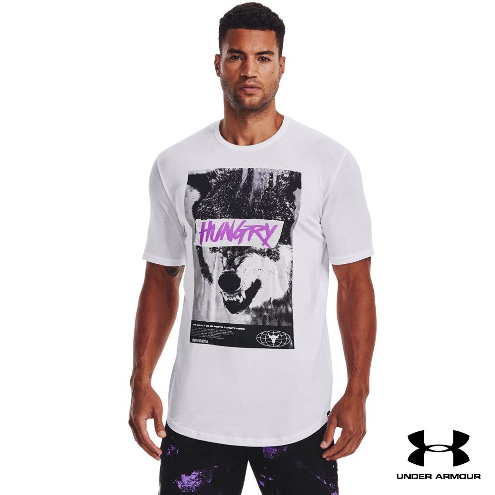 Under Armour UA Men's Project Rock Statement HNGY Short Sleeve | Shopee ...