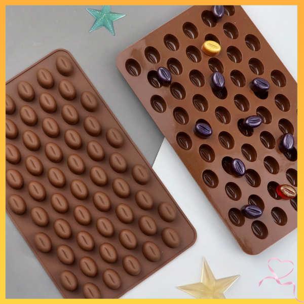 bekas jelly ball acuan jelly ball Coffee Bean Silicone Cake Moulding ...