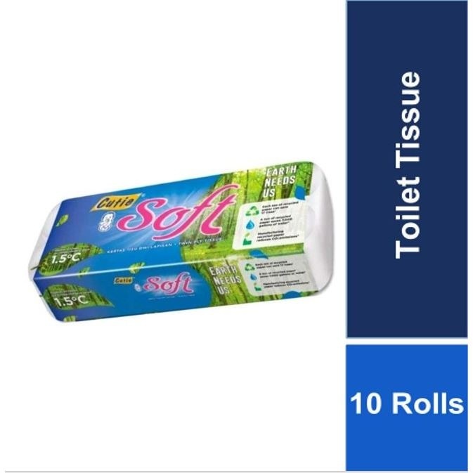 Cutie Soft Toilet Roll 2Ply 10R | Shopee Malaysia