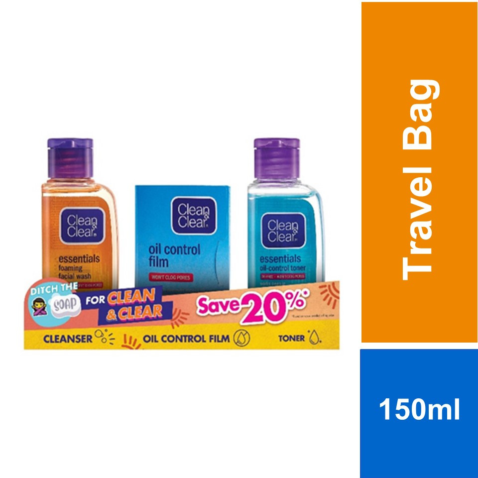 Clean & Clear Travel Pack | Shopee Malaysia