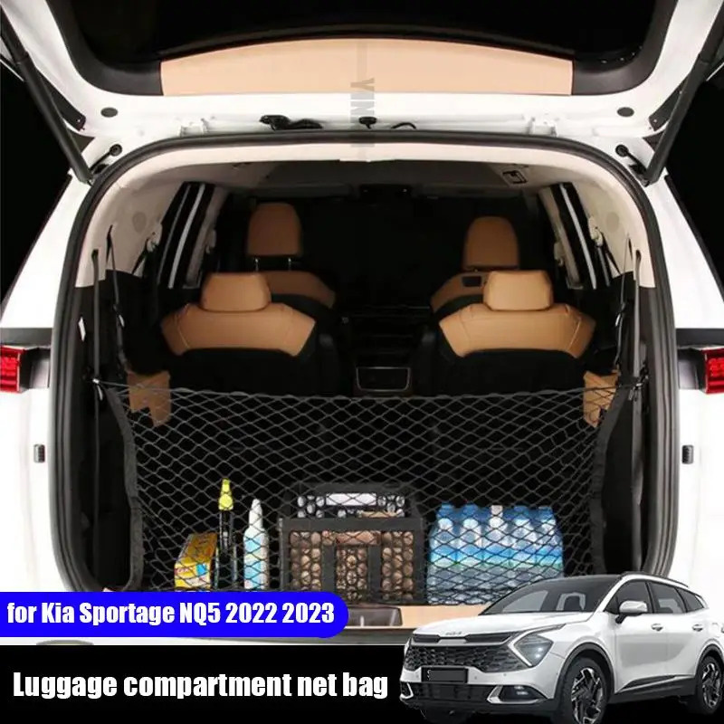 for Kia Sportage NQ5 2022 2023 tailgate trunk net bag storage and ...