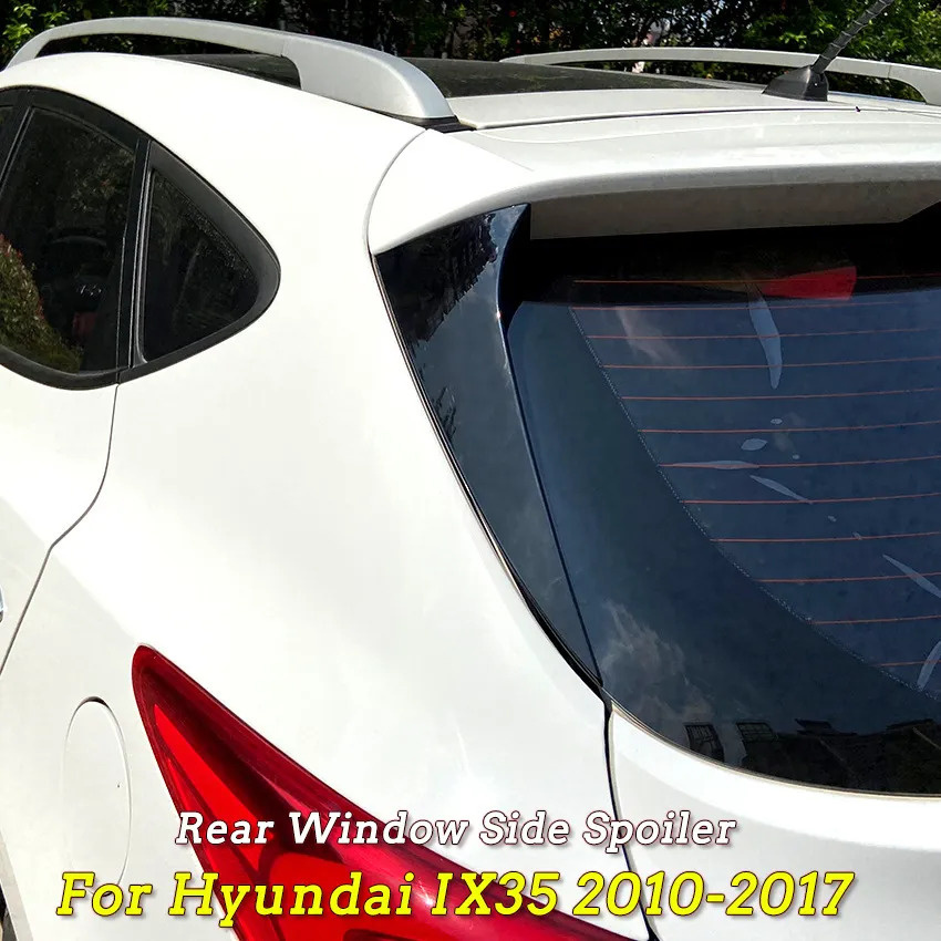 Left + Right Rear Window Side Spoiler Canards Splitter For Hyundai IX35 ...