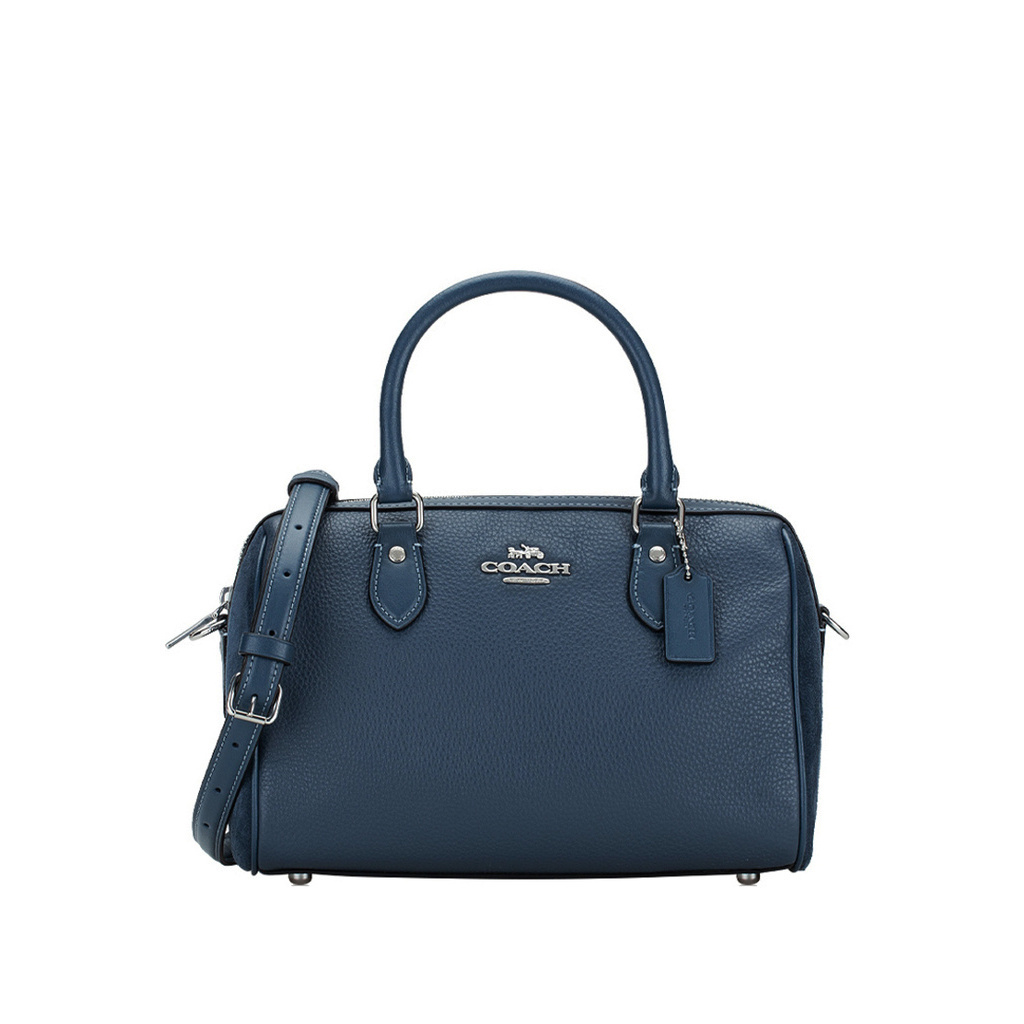 Coach Rowan Satchel - Denim | Shopee Malaysia