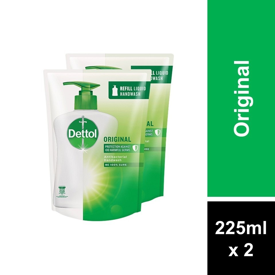 Dettol Antibacterial Liquid Hand Wash Handwash Orignal Refill Pouch ...