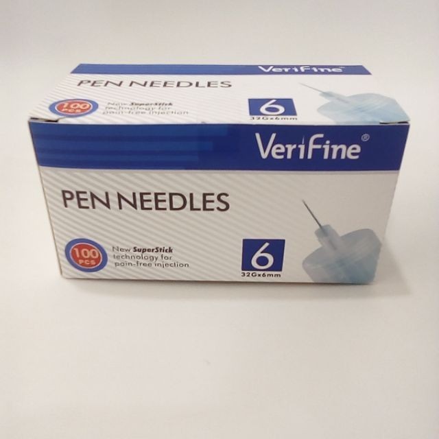 VERIFINE INSULIN PEN NEEDLE 32G 6MM 10'S | Shopee Malaysia