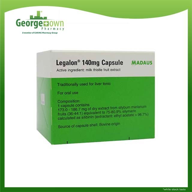 LEGALON 140MG 100 CAPSULE Milk thistle extract Liver health supplement ...
