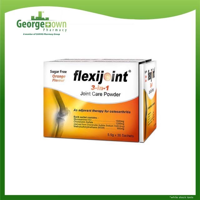 FLEXIJOINT 3 IN 1 JOINT CARE POWDER SACHET 5.5G X 30S X 2 + 6S | Shopee ...