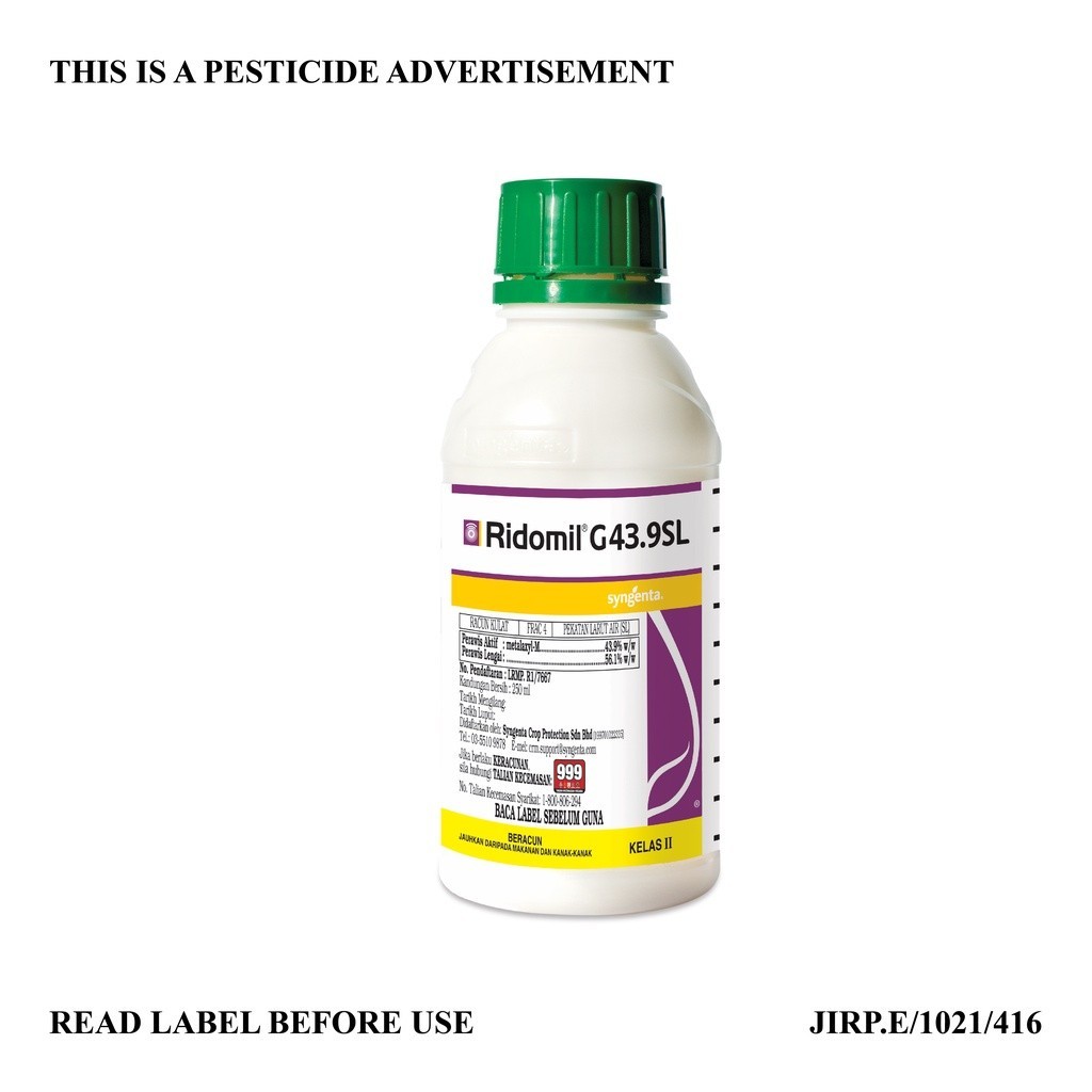 SYNGENTA Ridomil® G 43.9SL 250 ml Fungicide | Shopee Malaysia