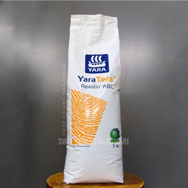 YARA YaraTera Rexolin ABC 5kg Micronutrient Fertigation Fertilizer ...