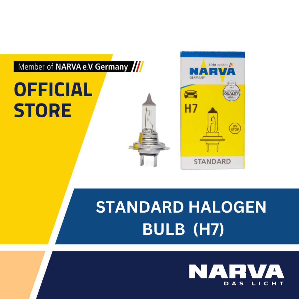 NARVA H7 Standard Halogen Headlight Bulb 48328/48728 (12V/55W/24V/70W ...