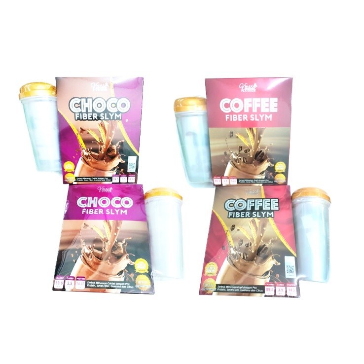 🍀V'Asia CHOCO & COFFEE FIBER SLYM (10'S) | Shopee Malaysia