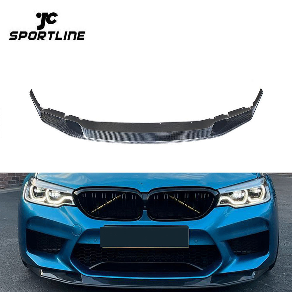 F90 M5 Carbon Fiber Front Bumper Lip Splitter Chin for BMW 5 Series F90 ...