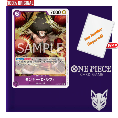 ORIGINAL Monkey.D.Luffy Character R optcg one piece card | Shopee Malaysia