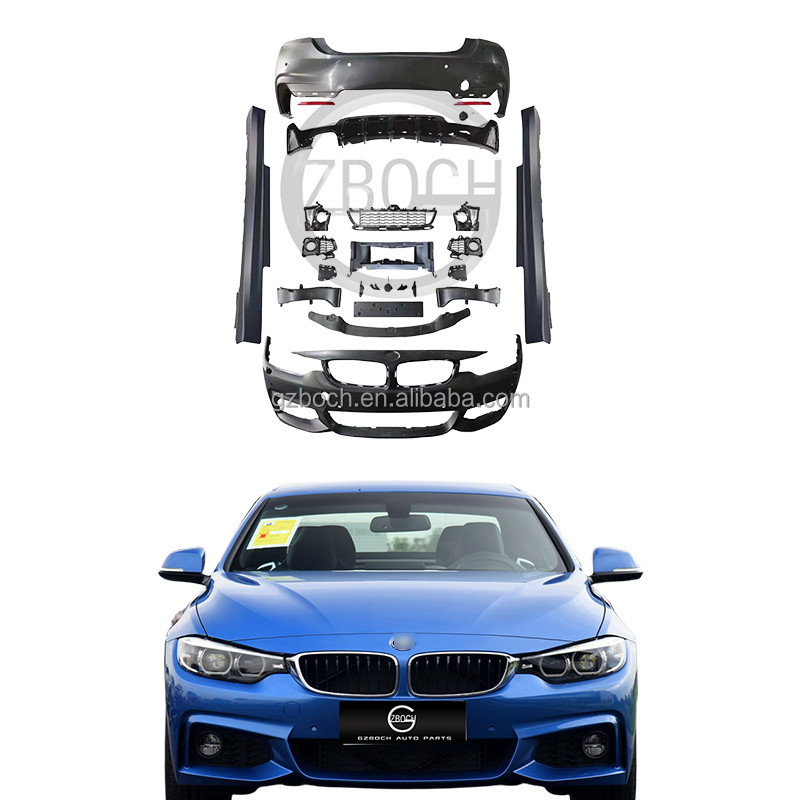 M sport auto parts for BMW 4 series F32 F33 F36 facelift MT bodykit ...