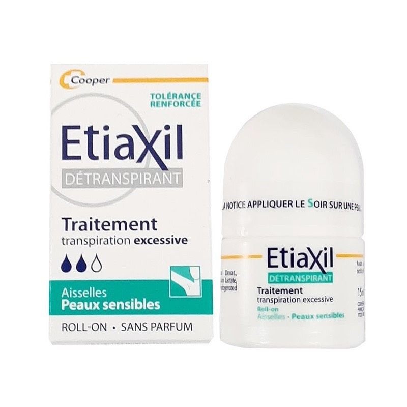 Etiaxil Roll-On Antiperspirant for Armpits (Sensitive Skin) 15ml ...