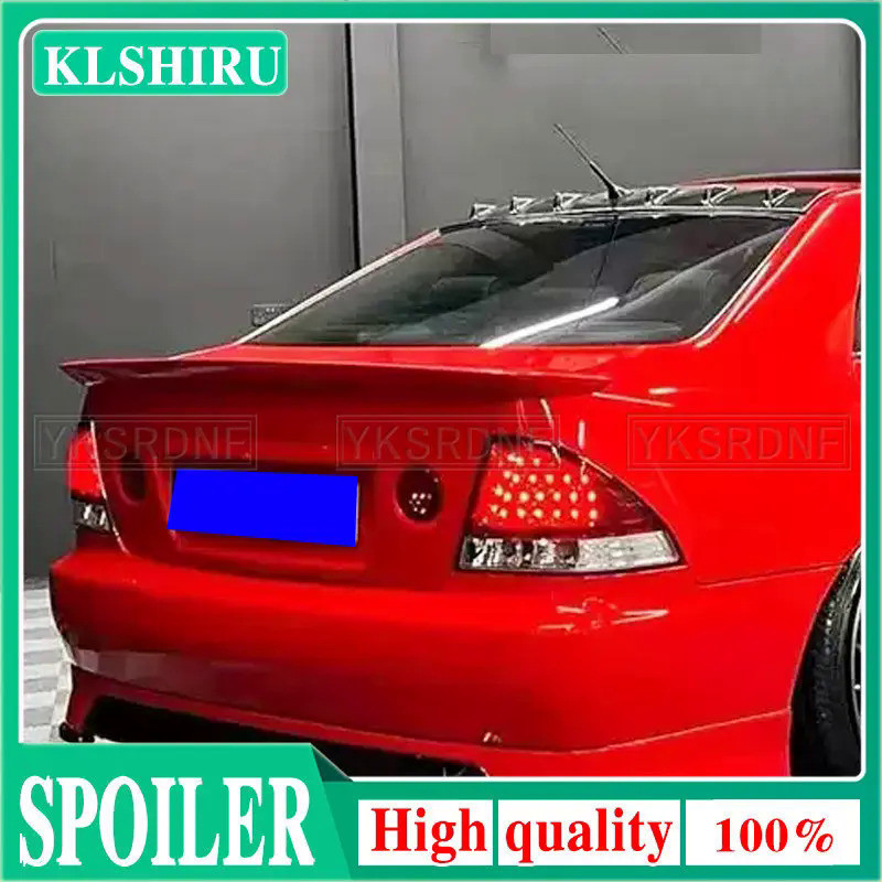IS200 Modified TRD Style Black/Carbon Fiber Rear Trunk Luggage ...