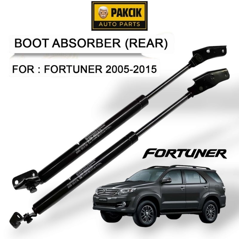 TOYOTA FORTUNER 2005-2015 Rear Bonnet Damper Boot Absorber Gas Spring ...