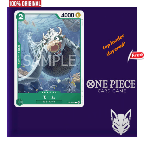 ORIGINAL 4x cards playset deck Momoo Character OP03-035 C optcg one piece card | Shopee Malaysia
