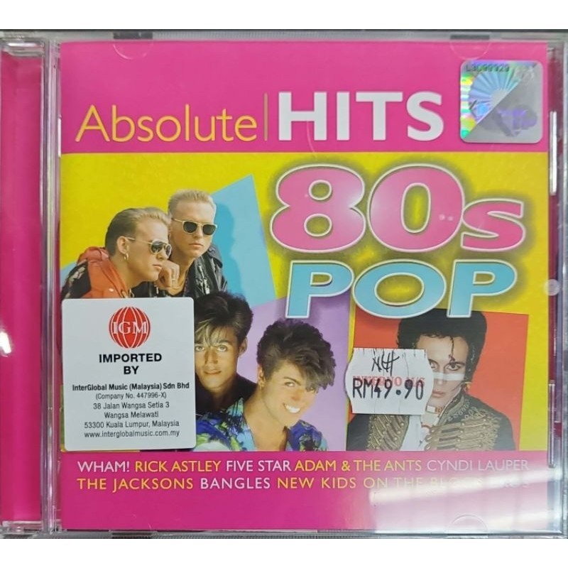 Absolute Hits - 80s Pop (CD) | Shopee Malaysia