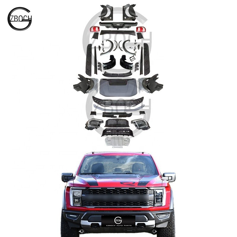 Wholesale car bumper For Ford Ranger T6 T7 T8 upgrade to 2021+ F150 ...