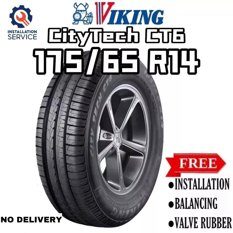 [Installation] Viking 175/65-14 CityTech CT6 (Year 2023) | Shopee Malaysia