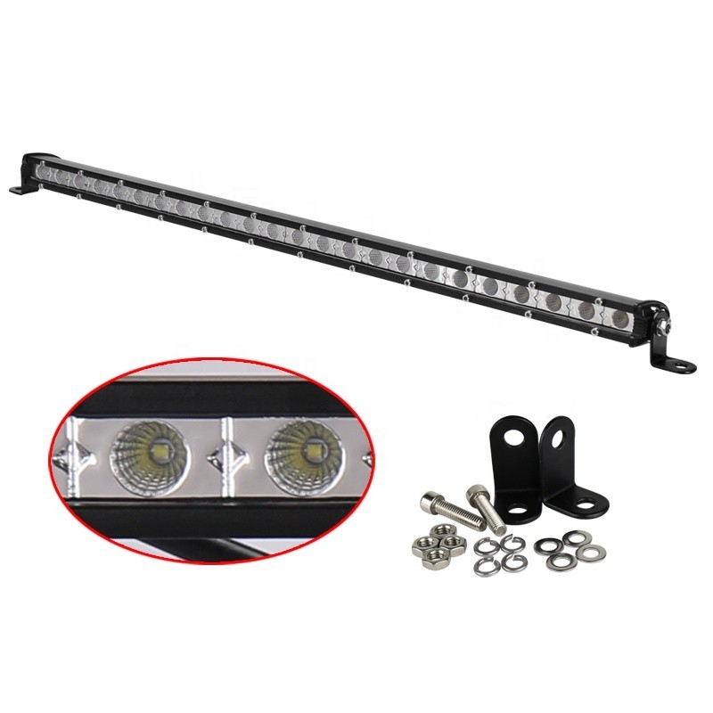 OVOVS 26inch Single Row 72W LED Driving Light Bar Truck Light bar with ...