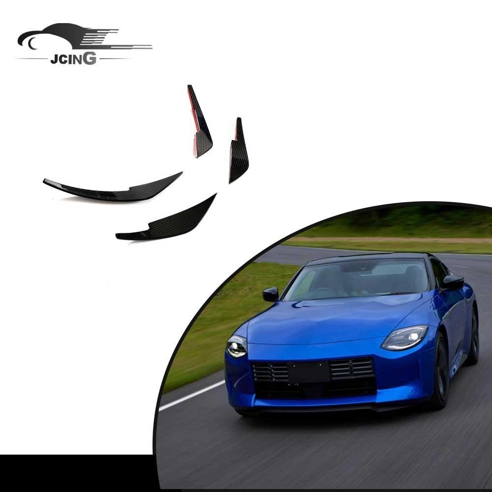 Fits for Nissan 400Z Z34 2023UP DRY CARBON Front Bumper Canard ...