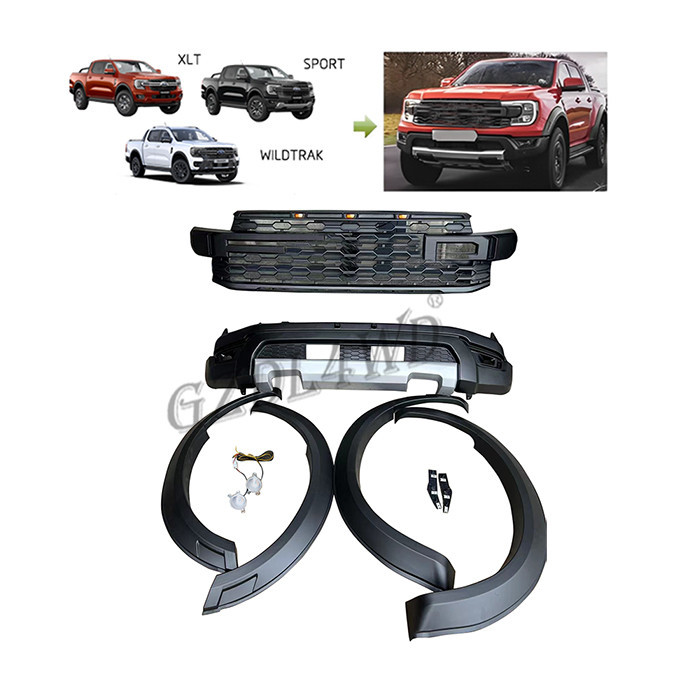 Car Upgrade Body Kit For Ranger T9 2023 XLT sport wiltrack Upgrade To ...