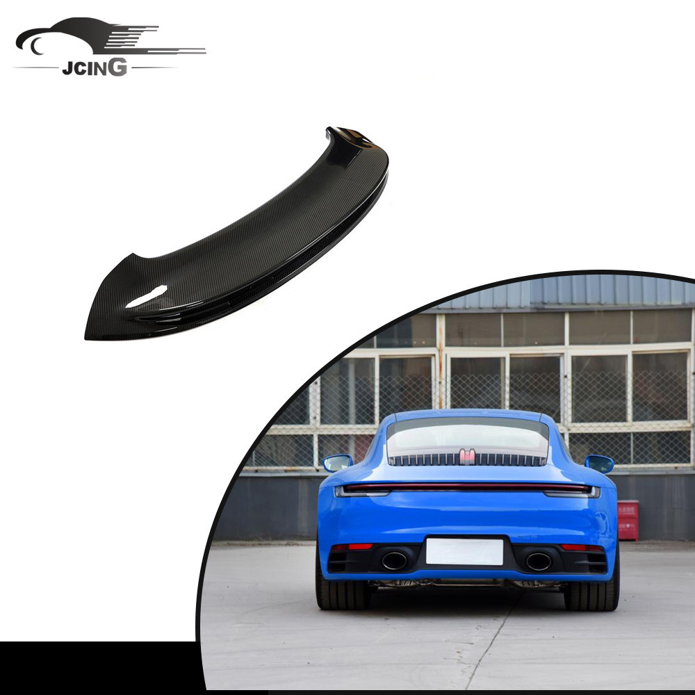 Carbon Fiber Rear Trunk Wing Spoiler for Porsche 911 992 Carrera 4 S 4S ...