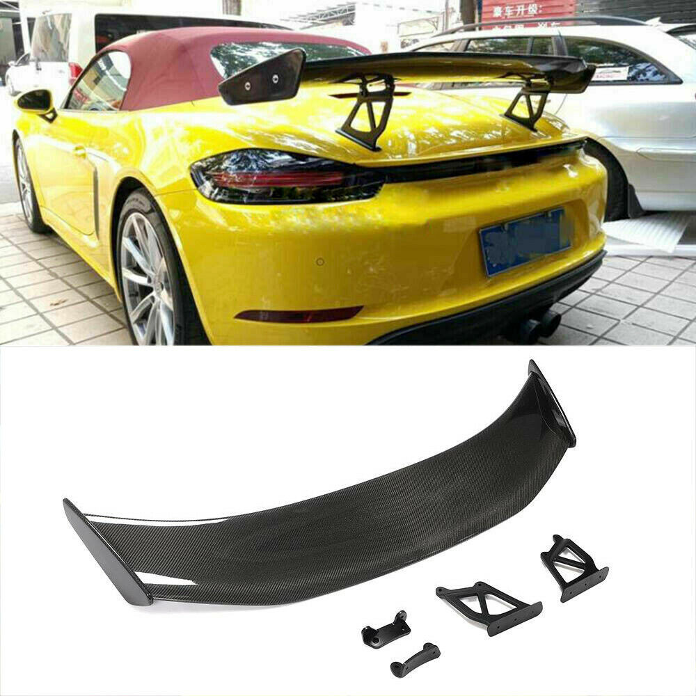 Car Racing Rear Spoiler Wing Lip for Porsche Cayman Boxster 718 981 GT4 ...