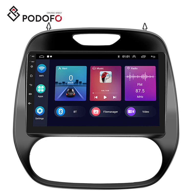 Podofo 9inch Car Radio Android 13 For Renault Captur Spanish 2015-2017 ...