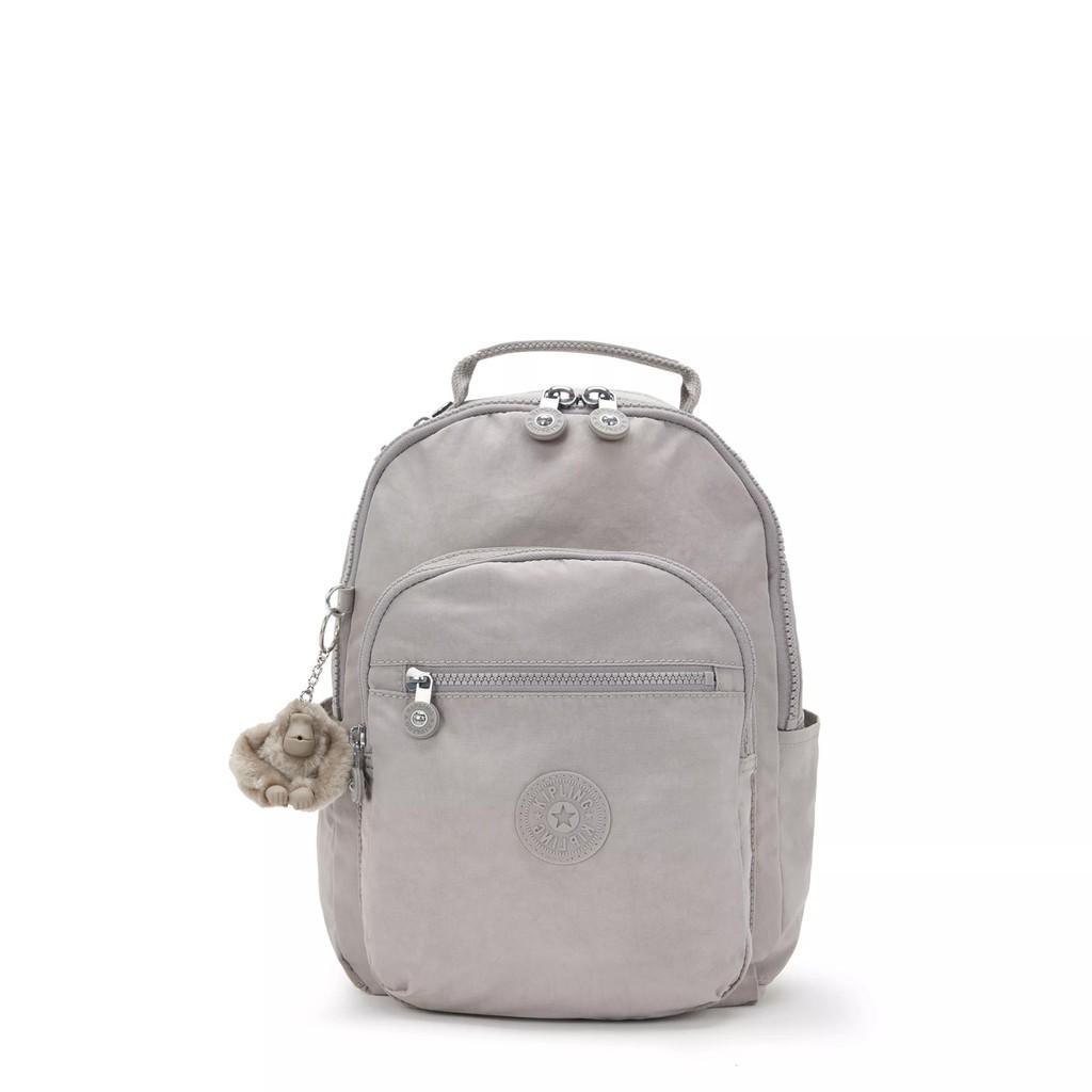 Kipling Seoul S Grey Gris Backpack | Shopee Malaysia
