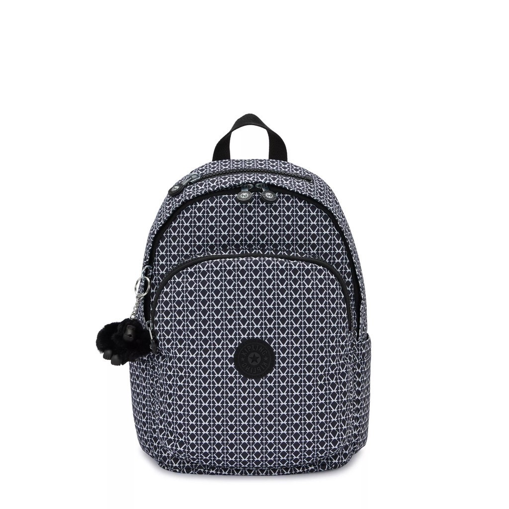 Kipling Delia Signature Print Backpack | Shopee Malaysia